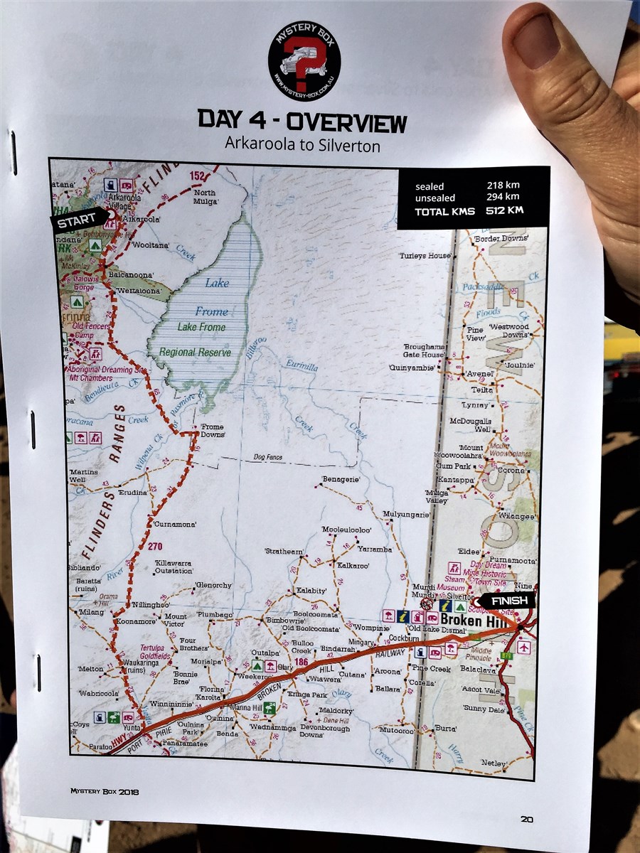 Day 10 Mystery Box Rally Stage 4 - Arkaroola to Silverton 23 October ...
