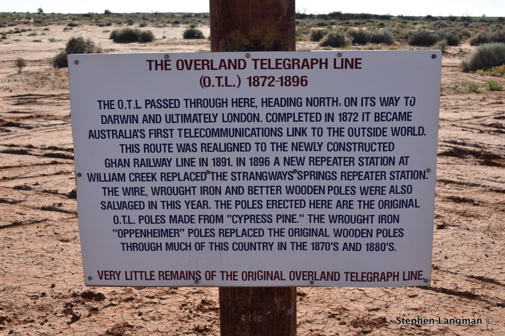 The Overland Telegraph Line Memorial SA @ ExplorOz Places